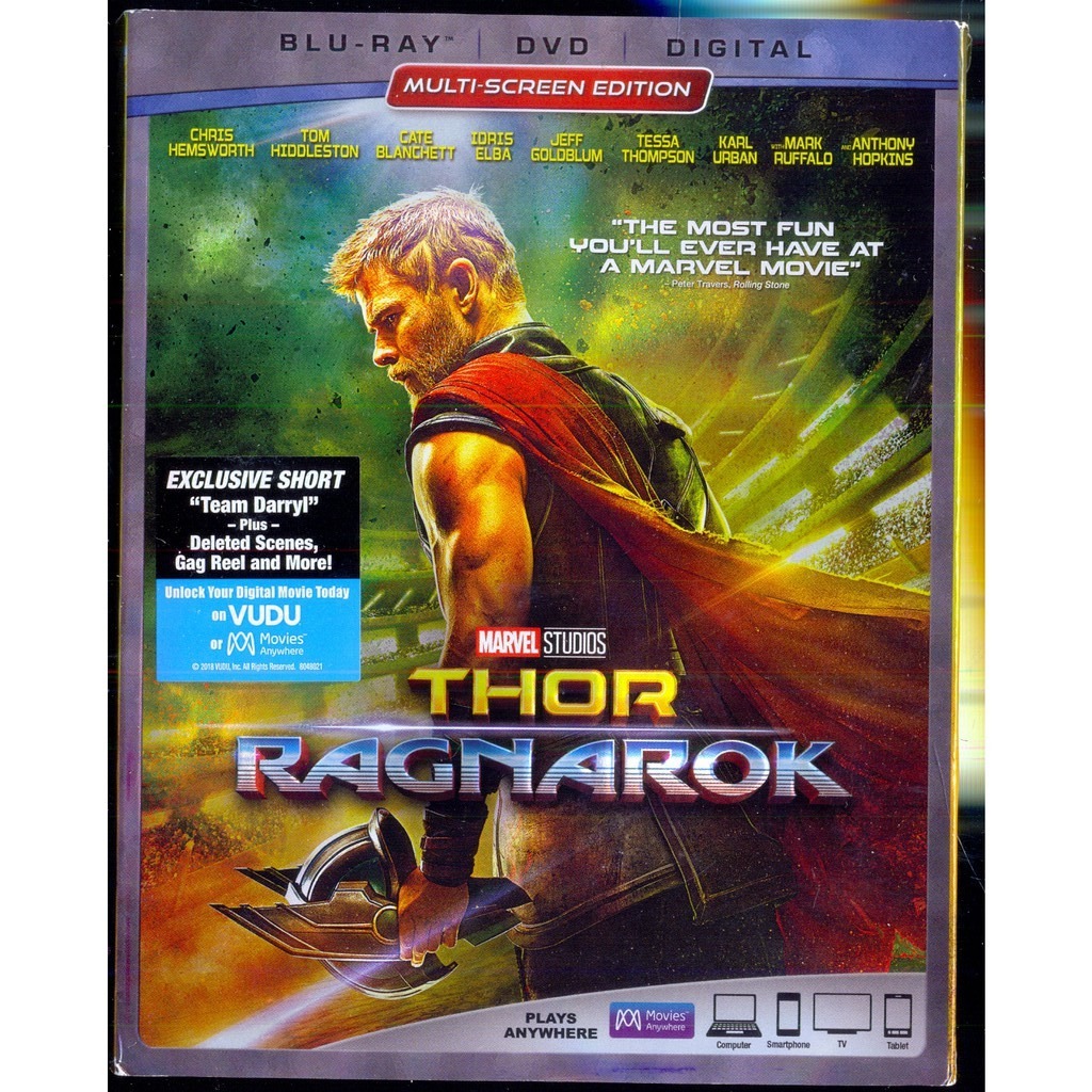 Thor - Ragnarok - New Blu-Ray, Hobbies & Toys, Music & Media, CDs ...