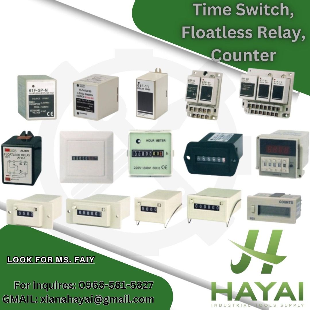 Time Switch, Floatless Relay, Counter, Commercial & Industrial, Construction Tools & Equipment ...