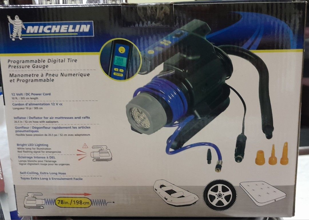 Tire Inflator "(Michelin 100% Authentic)" - Programmable, Car ...