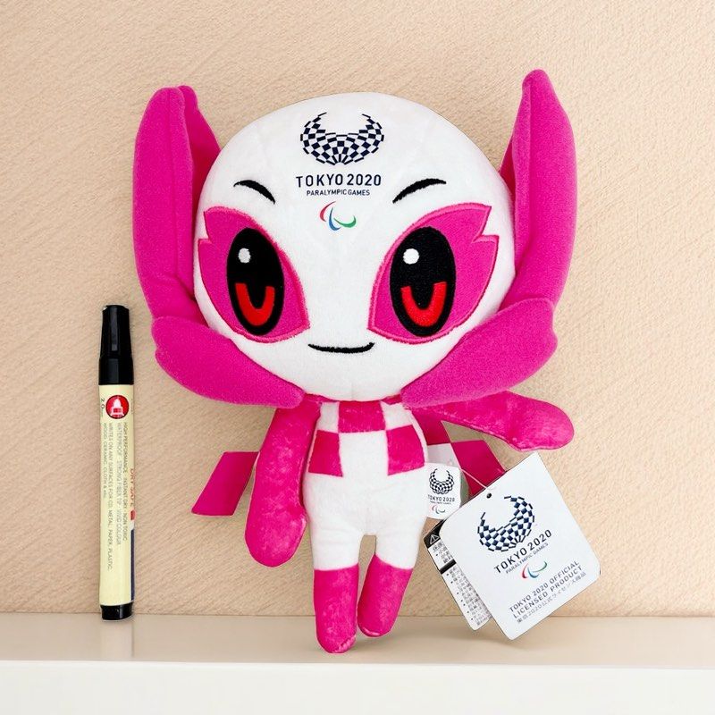 Tokyo 2020 Olympics Pink Someity Mascot Plush Toy, Hobbies & Toys, Toys ...