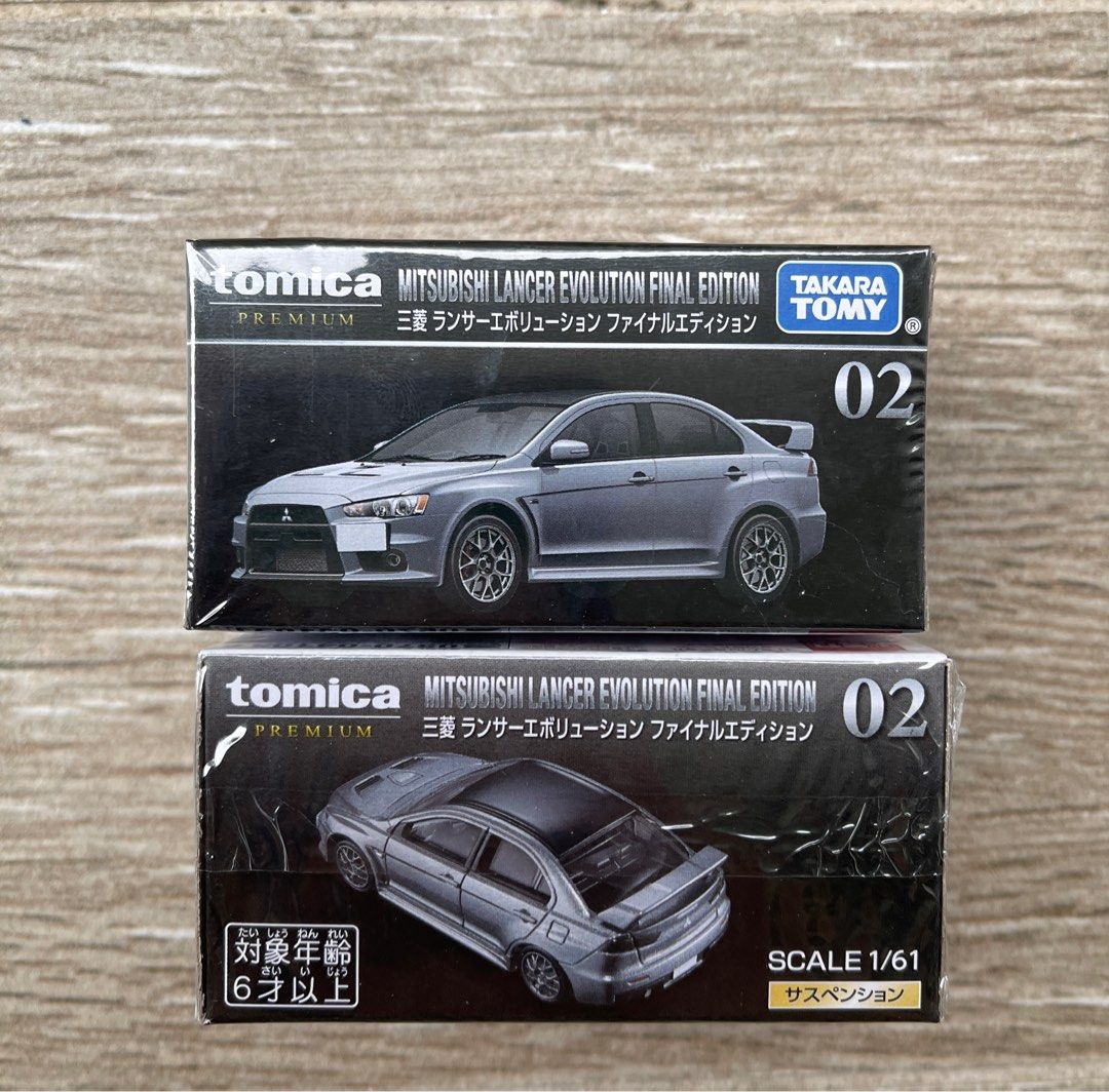 Tomica Premium Mitsubishi Lancer Evolution Final Edition, Hobbies ...