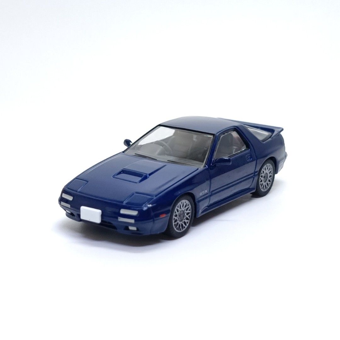 Tomytec LV-N192g Mazda Savanna RX-7 GT-X Blue Year 1990 Tomica Limited ...
