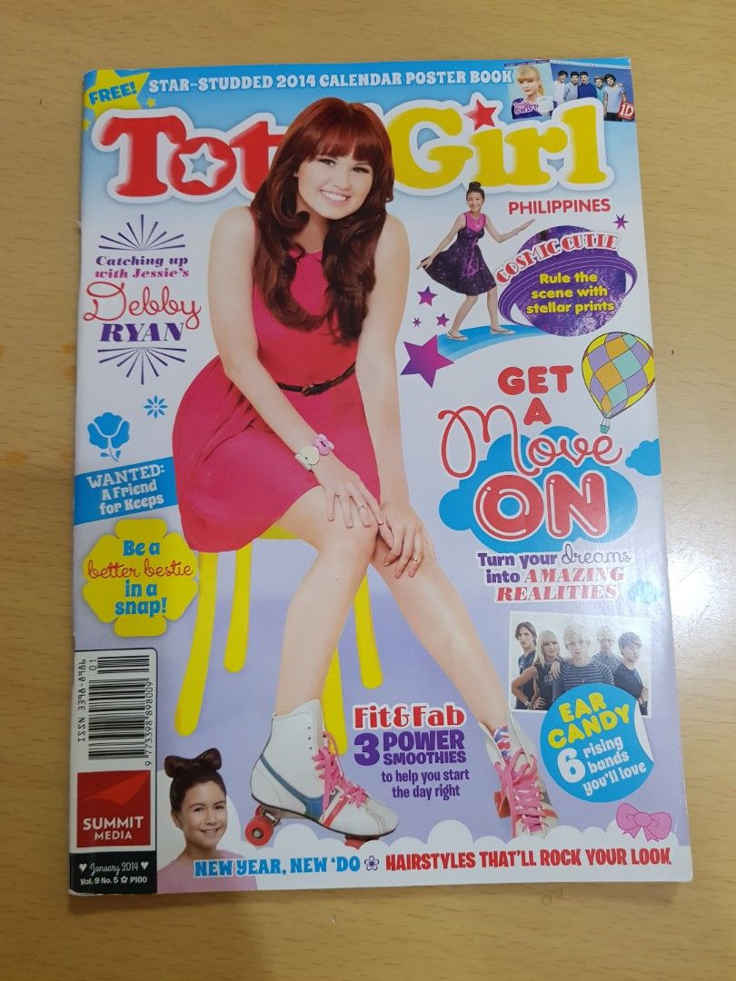 Total Girl Magazine: Debby Ryan Cover (Vol. 9 No. 5 | January 2014 ...