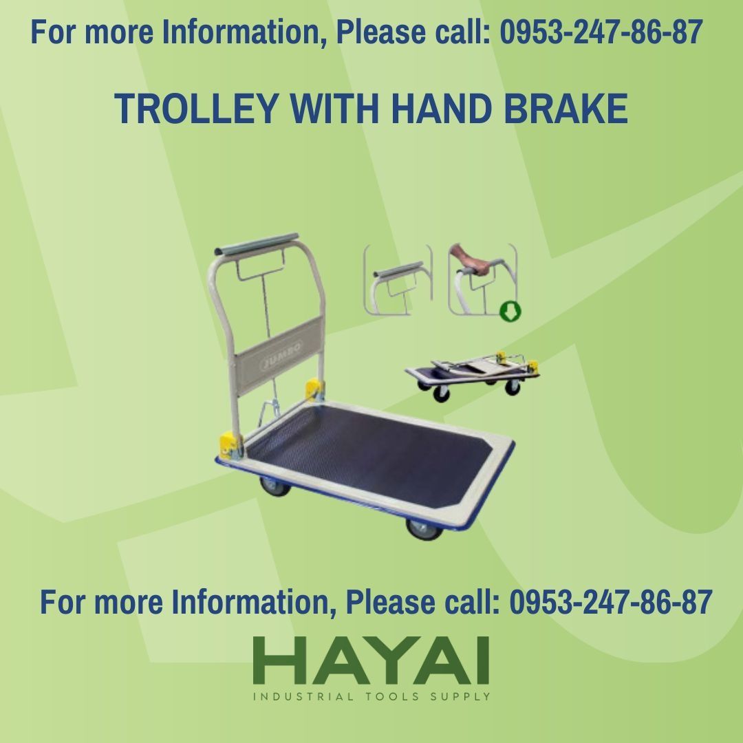 Trolley With Hand Brake, Commercial & Industrial, Construction Tools ...