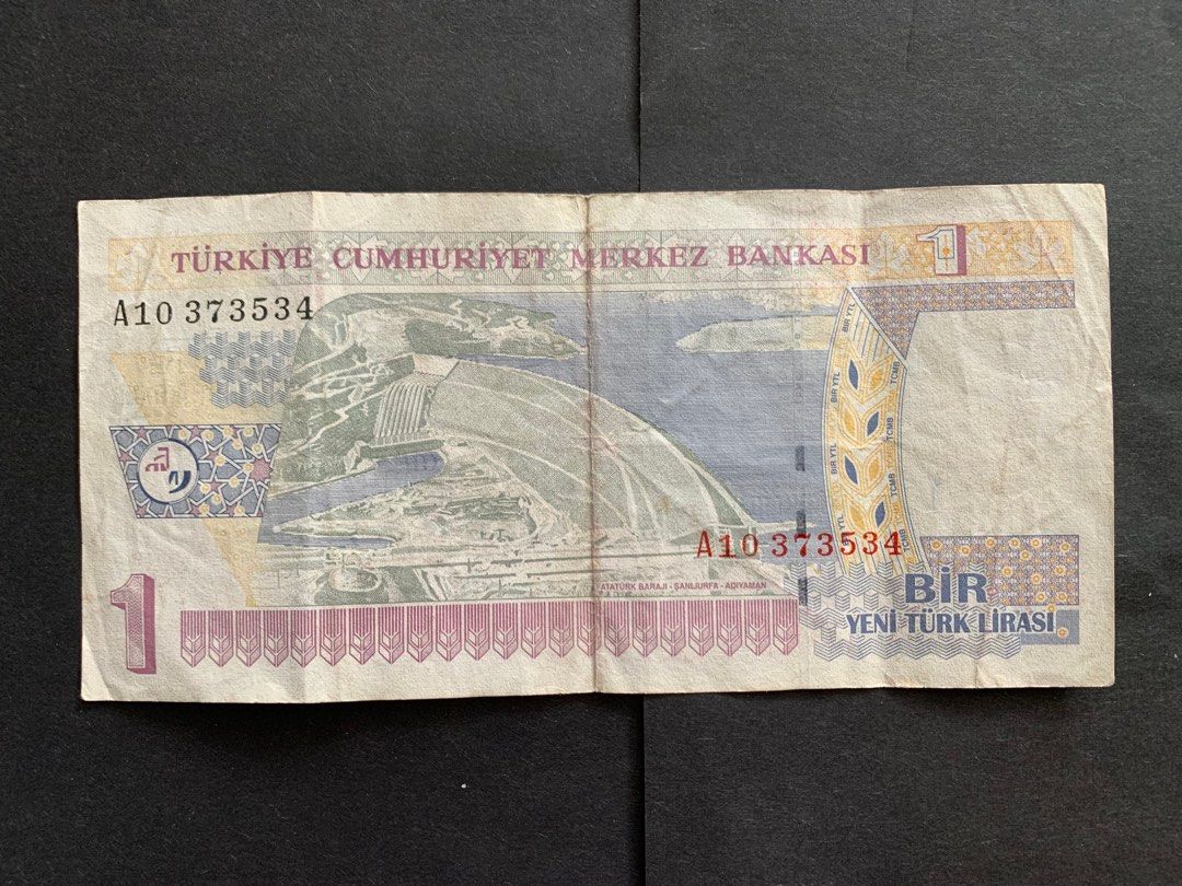 Turkey 1 lira 2005 Banknote, Hobbies & Toys, Collectibles & Memorabilia ...