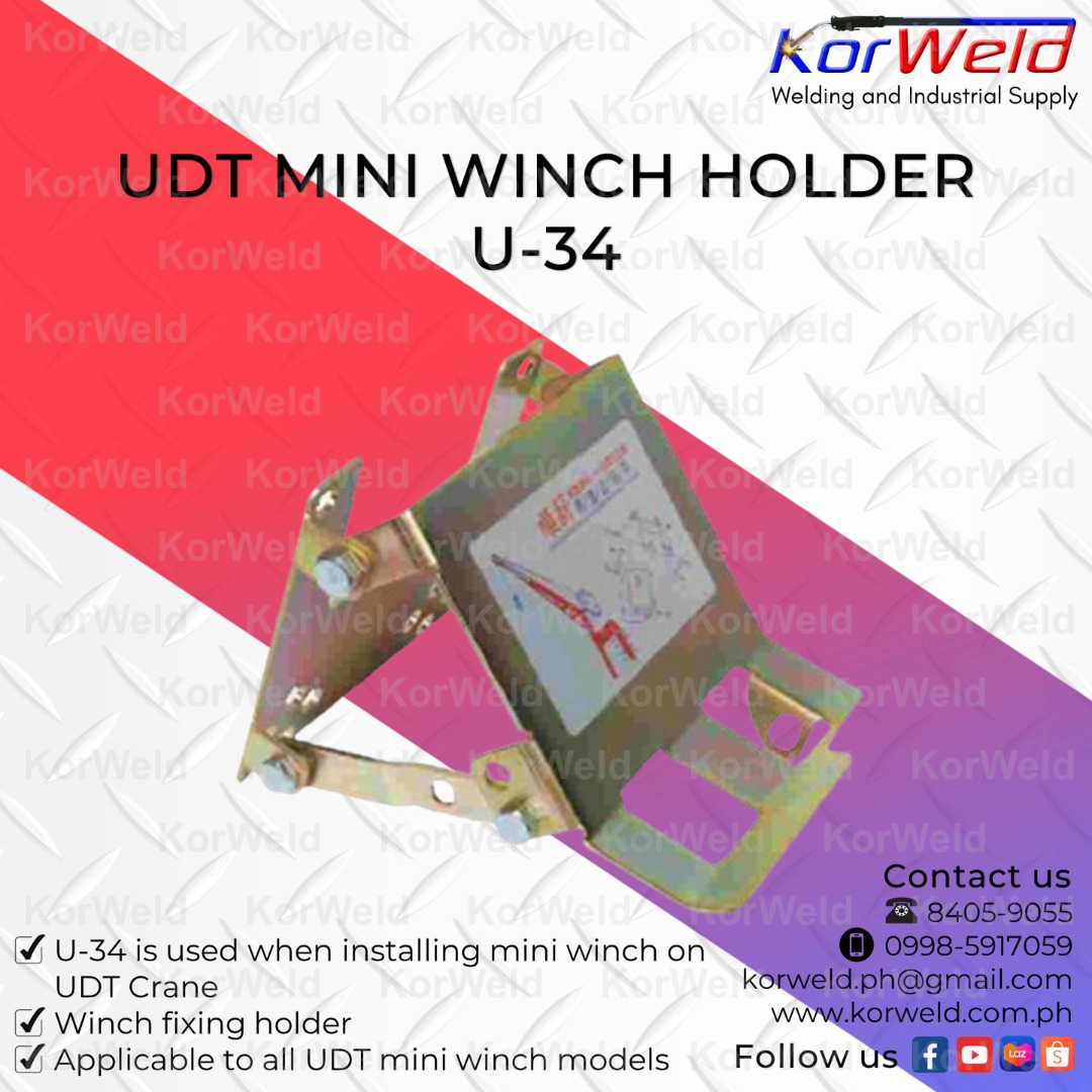 UDT Mini Winch Holder U-34, Commercial & Industrial, Construction Tools & Equipment on Carousell