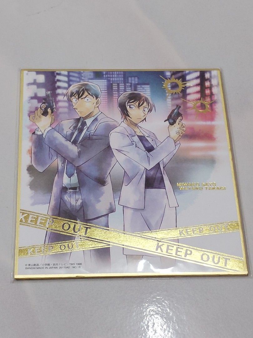 Updated! Authentic Detective Conan Shikishi Art 2 & 7 Takagi Sato Kaito ...