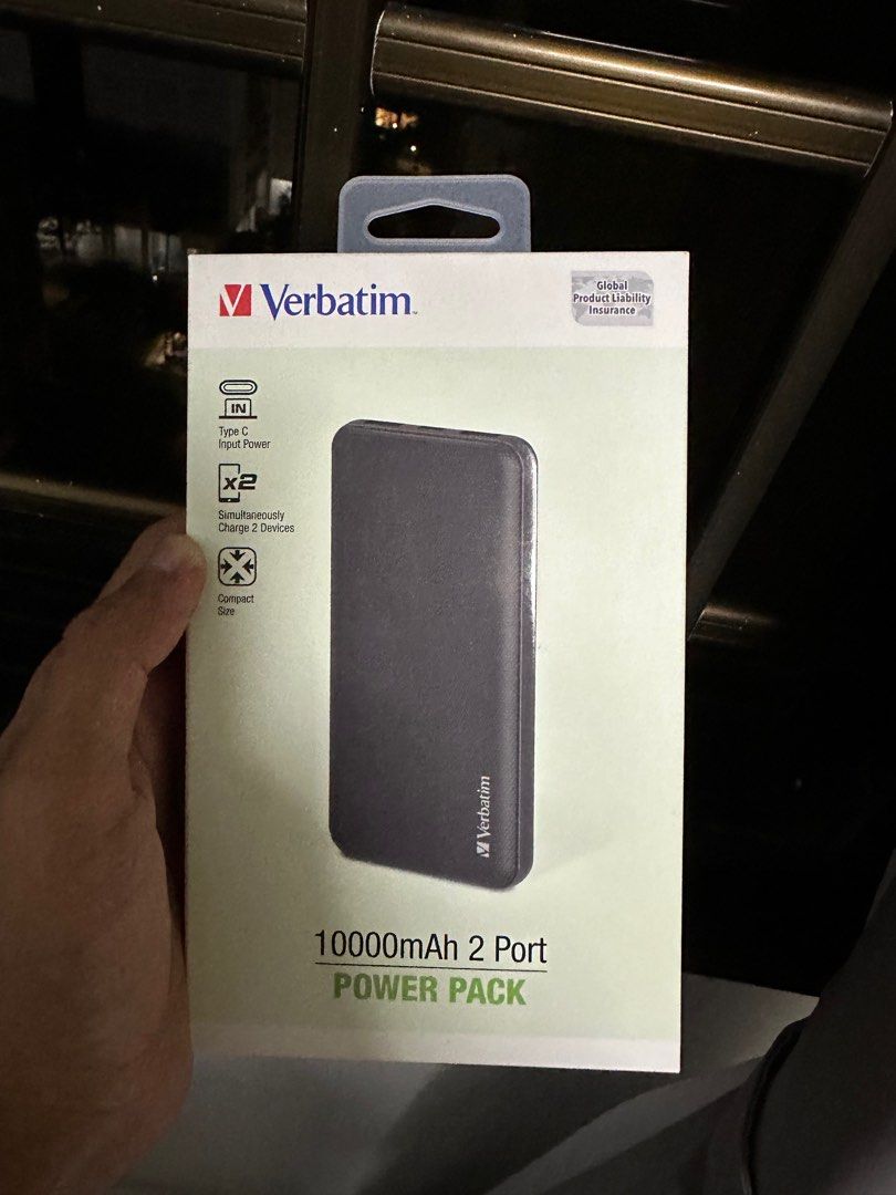 Verbatim Power Bank 10000mAh, Mobile Phones & Gadgets, Mobile & Gadget ...