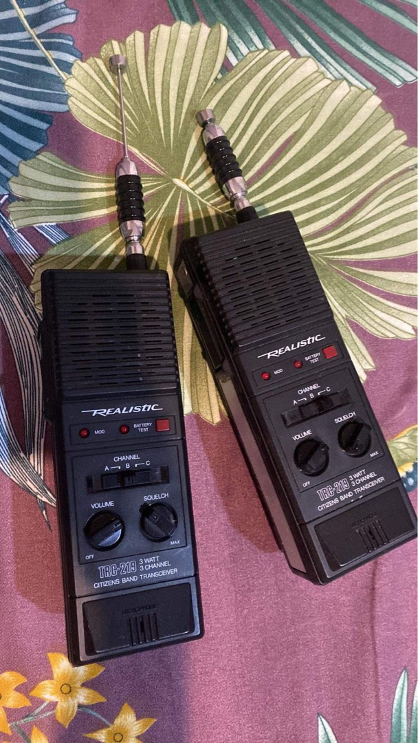 Vintage Realistic TRC-219 3 Watt 3 Channel Citizens Band Transceiver ...