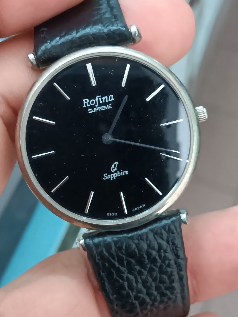 Vintage Rofina supreme gent watcu, Men's Fashion, Watches & Accessories ...