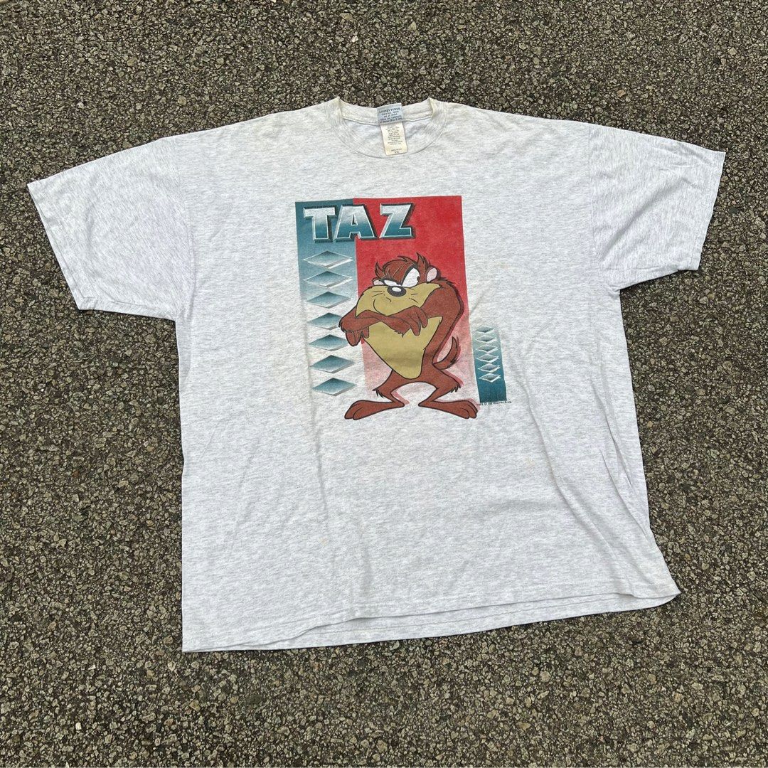 Vintage Taz Tee, Men's Fashion, Tops & Sets, Tshirts & Polo Shirts on ...