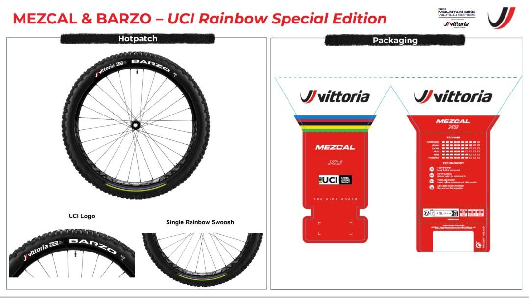 Vittoria Barzo UCI Rainbow Special Edition 29x2.35 Foldable Tyre ...