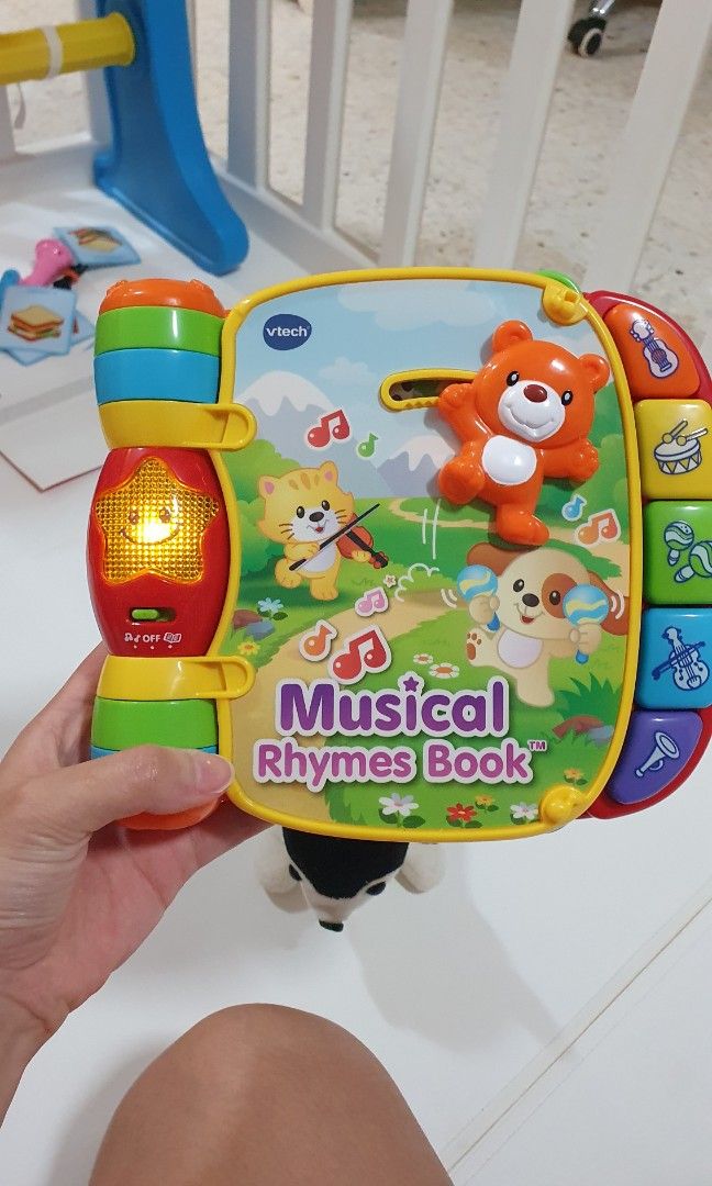 Vtech Musical Rhymes book, Hobbies & Toys, Toys & Games on Carousell