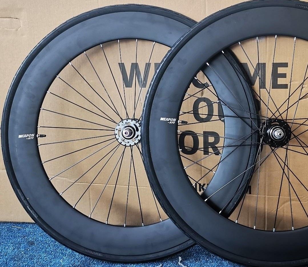 WEAPON 70mm fixie wheel set 700c wheel set 29inch wheel set, Sports ...