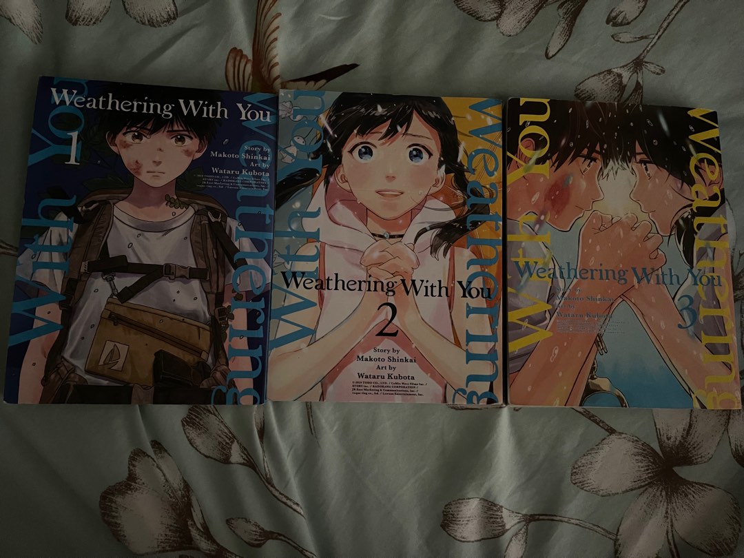 Weathering with you full set 3 volumes on Carousell