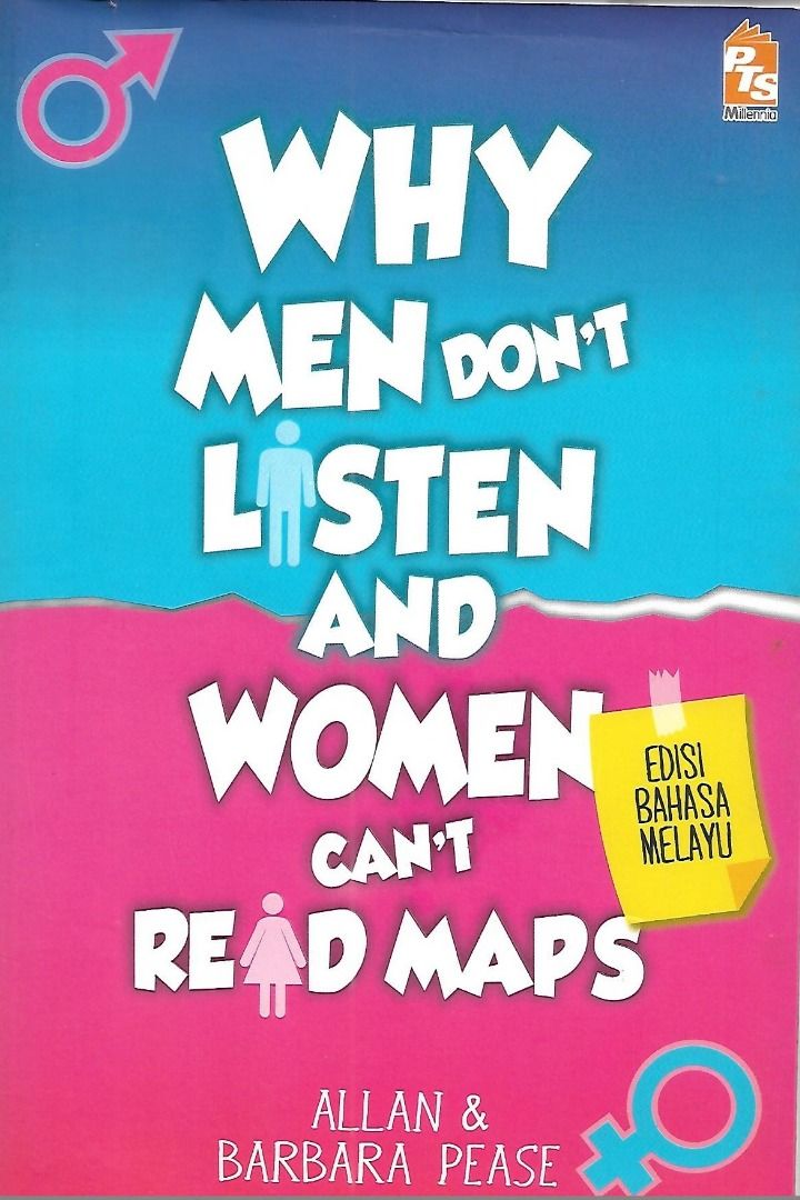 Why Men Don't Listen And Women Can't Read Maps (Edisi Bahasa Melayu), Hobbies & Toys, Books ...