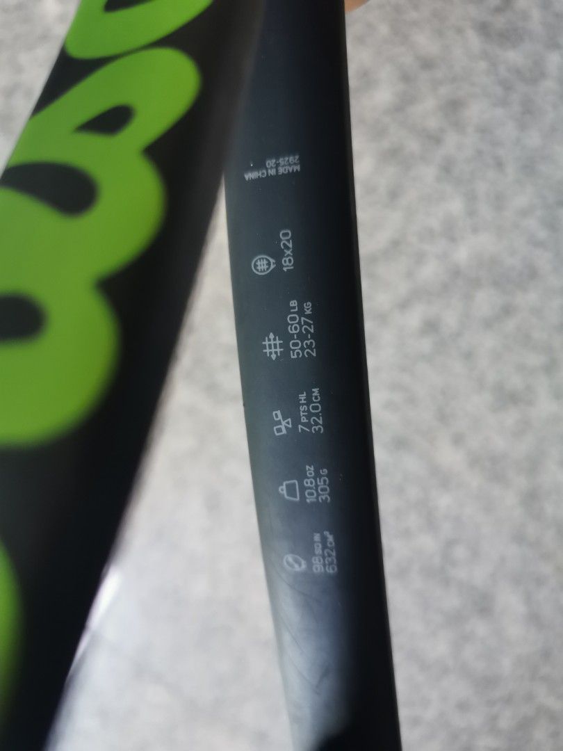 wilson blade 98 v7, 18 X20 grip 2, Sports Equipment, Sports & Games ...