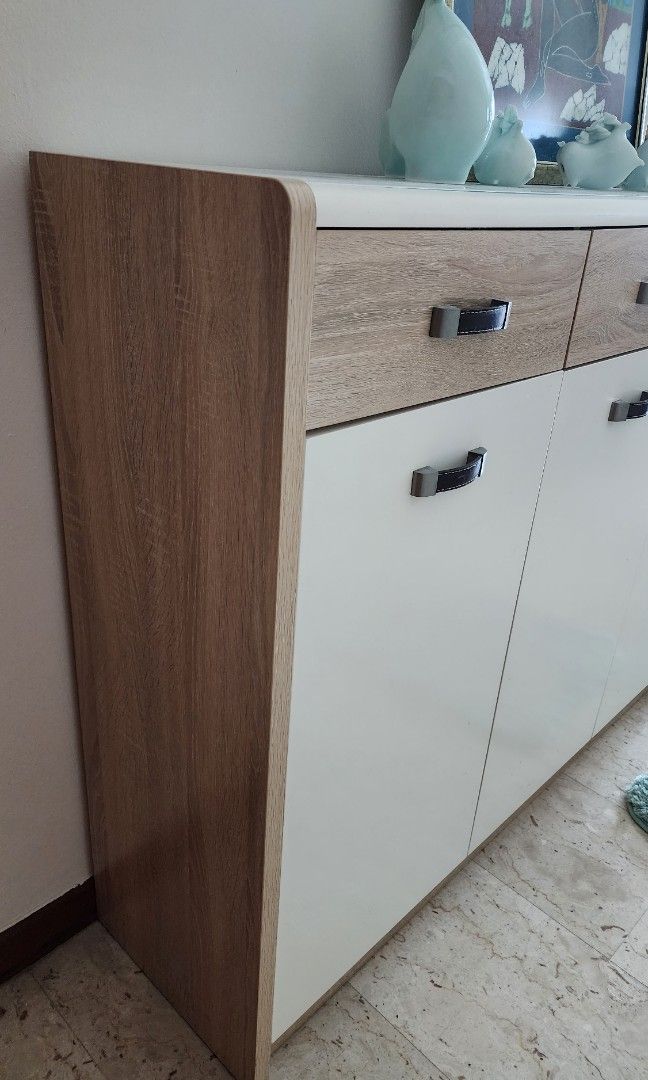 Soft Closure Wooden Shoe Cabinet, Furniture & Home Living, Furniture ...