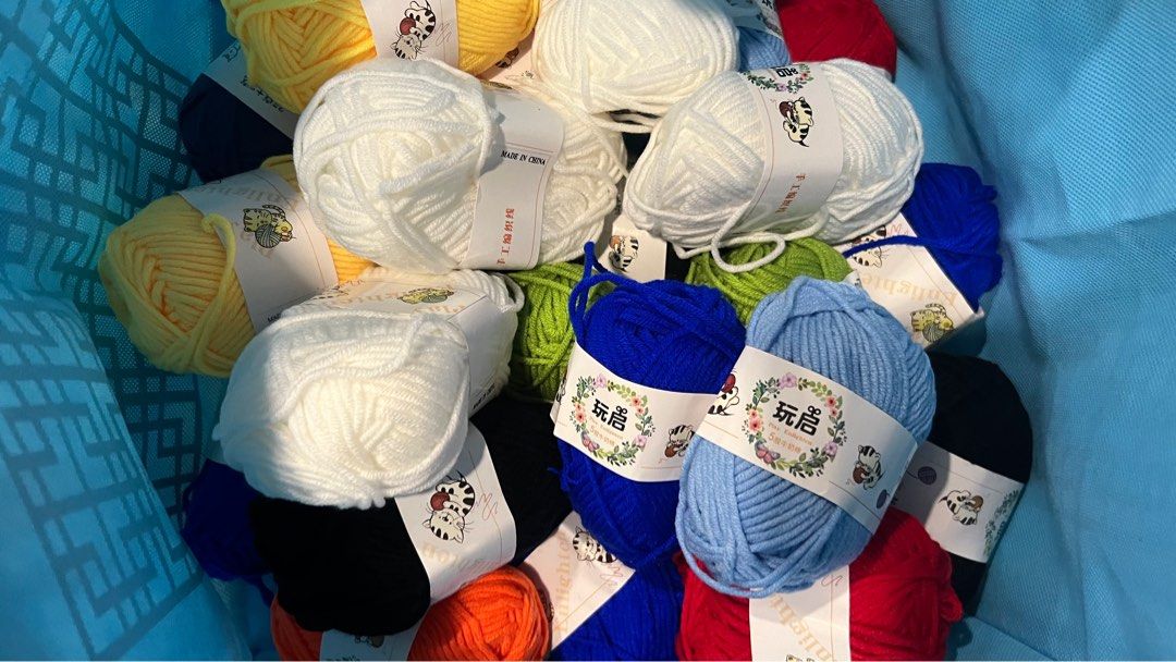 Wool 25g assorted colours For Crochet, Knitting Hobbycraft etc, Hobbies ...