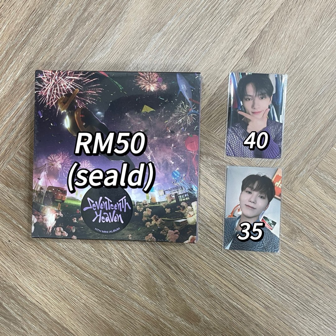 WTS｜WTT seventeen seald album & pob, Hobbies & Toys, Collectibles & Memorabilia, K-Wave on Carousell