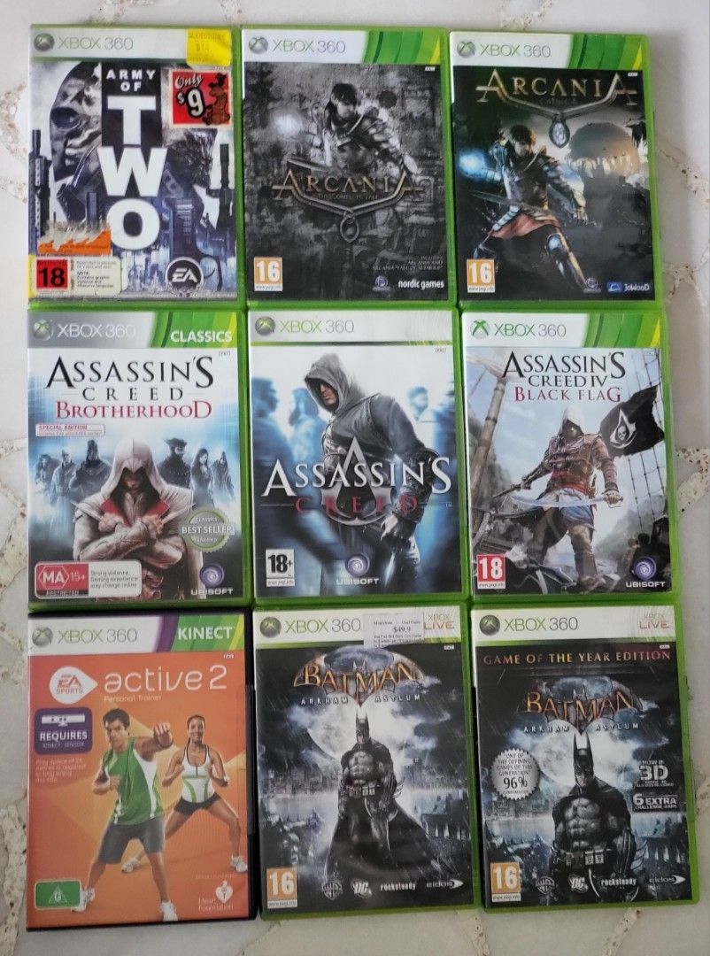 Xbox 360 Games (PAL Version), Video Gaming, Video Games, Xbox on Carousell