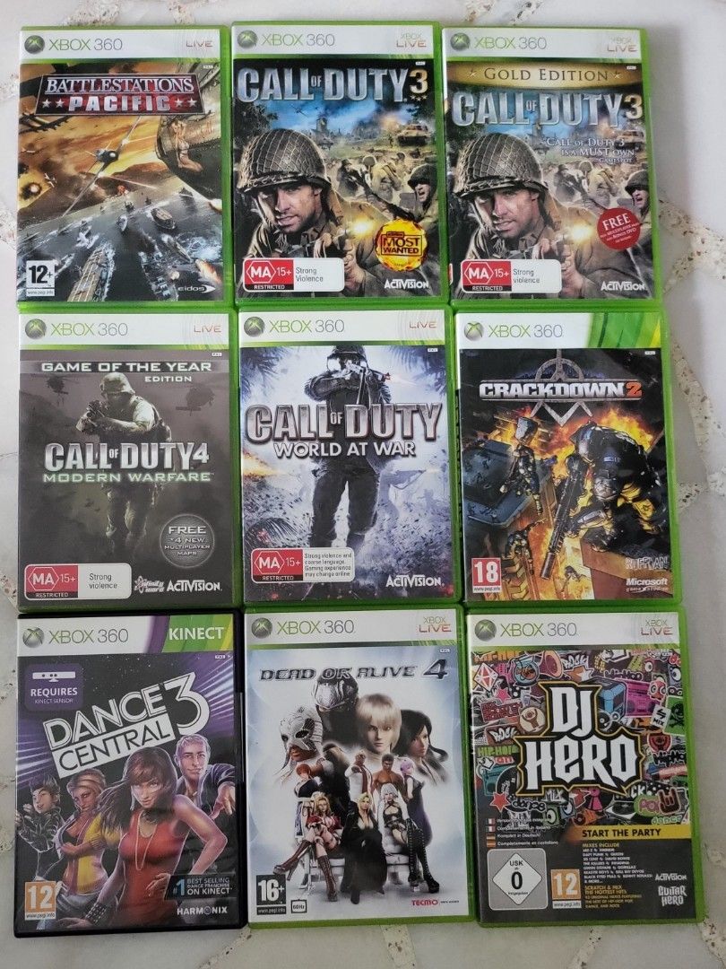 Xbox 360 Games (PAL Version), Video Gaming, Video Games, Xbox on Carousell