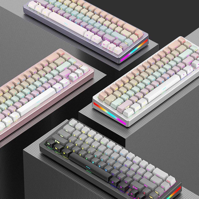 Xinmeng M67 - 65% CNC Aluminium Wireless Tri-Mode Custom Mechanical ...