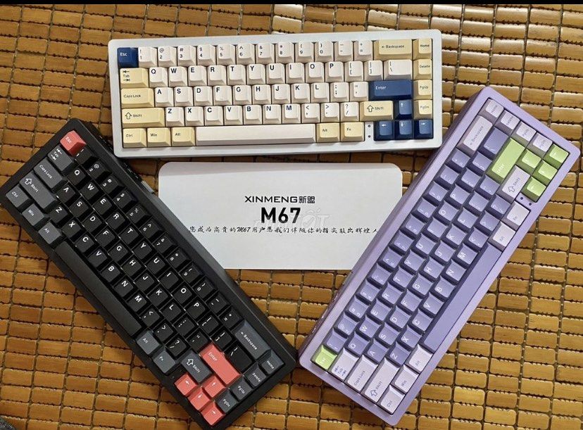 Xinmeng M67 - 65% CNC Aluminium Wireless Tri-Mode Custom Mechanical ...