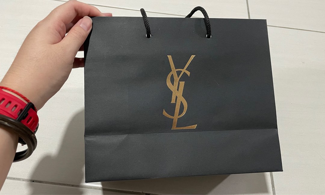 YSL paper bag, Women's Fashion, Bags & Wallets, Wallets & Card holders ...