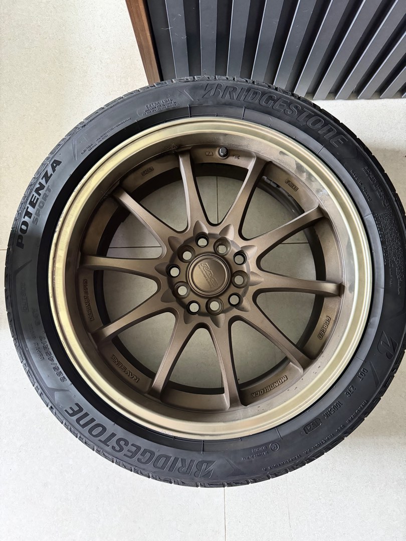 114.3x5 17 Inch Rims Rays Volk Racing CE28N 17x7.5 offset 43, Car ...