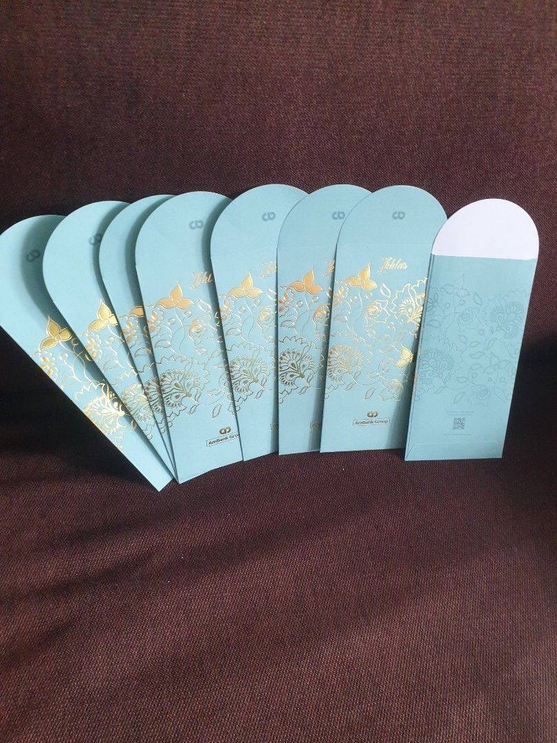 Hunterz 2023 Sampul Duit Raya Green Money Packets / Festive Envelopes ...