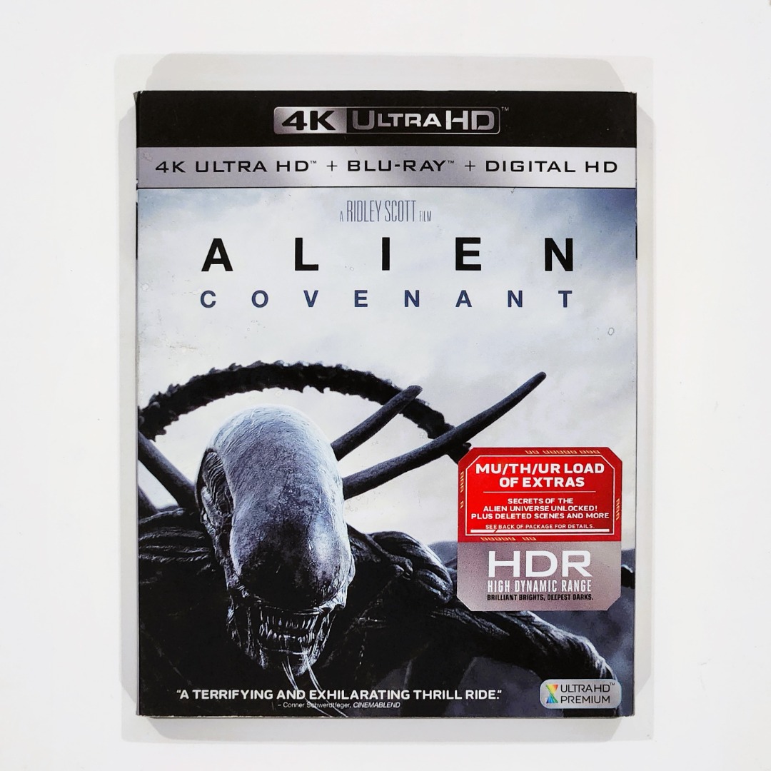 $20 for 2Discs Alien: Covenant 4K UHD, Hobbies & Toys, Music & Media ...