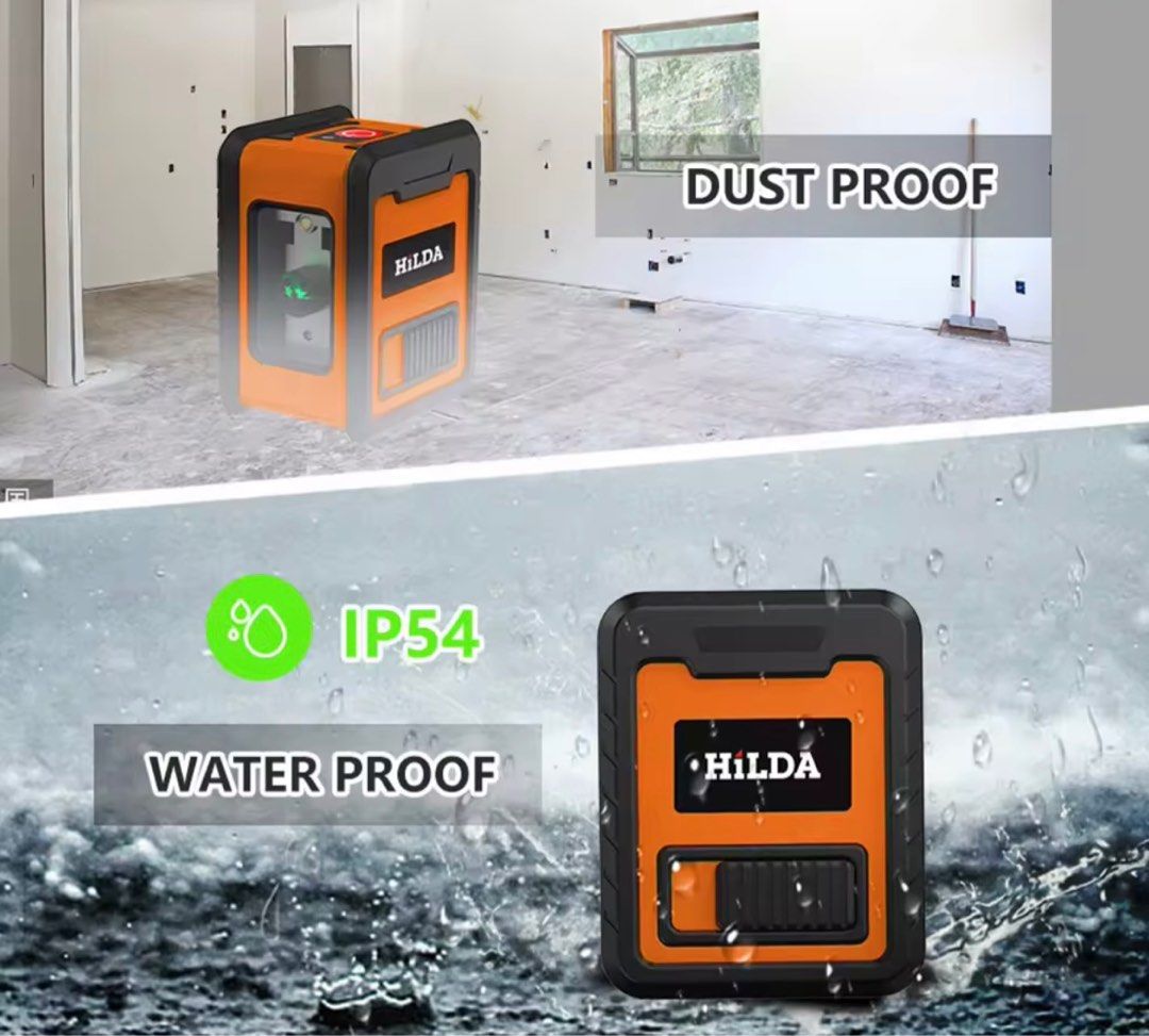 2 Line Level Tool Professional Green Light Line Projecretion Goniometer ...