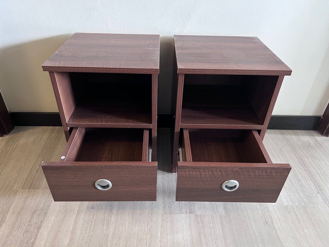 2x bedside tables ($20 for both units), Furniture & Home Living ...