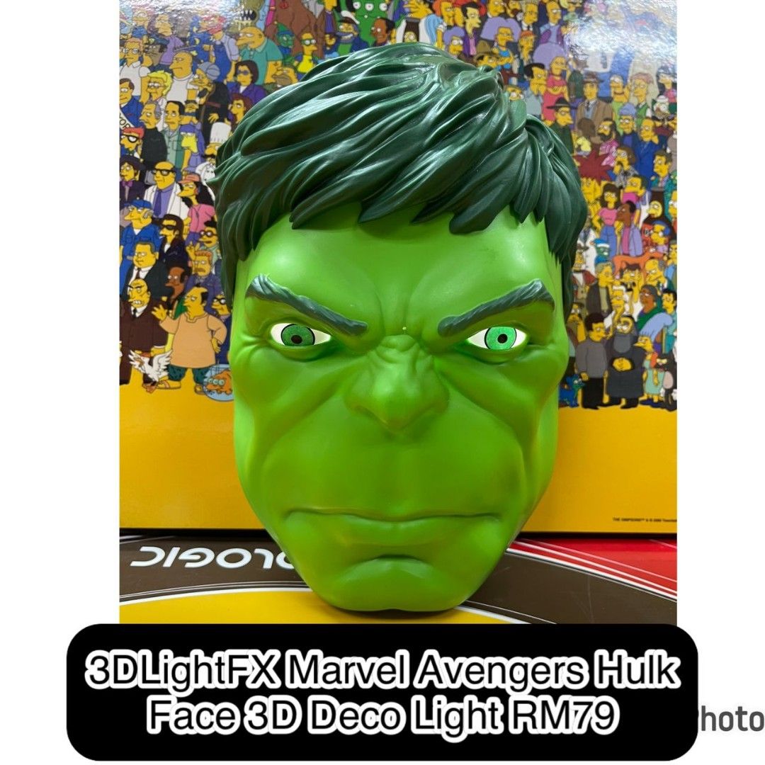 3D Hulk Deco Light, Hobbies & Toys, Toys & Games on Carousell