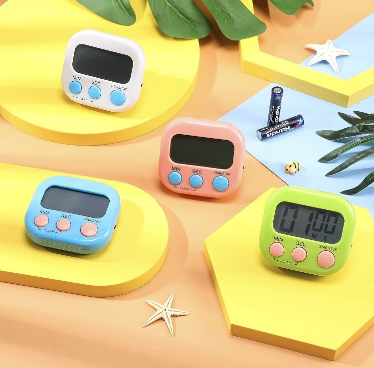 Multi functional large screen easy to use Small Digital Kitchen Timer ...