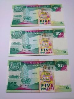 Singapore $50 note 25th Anniversary of Singapore Commemorative 1990 ...