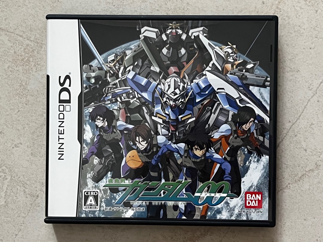 日版 NDS BANDAI MOBILE SUIT GUNDAM DOUBLE O 機動戰士高達 00 動作遊戲, 電子遊戲, 電子遊戲, Nintendo 任天堂 - Carousell