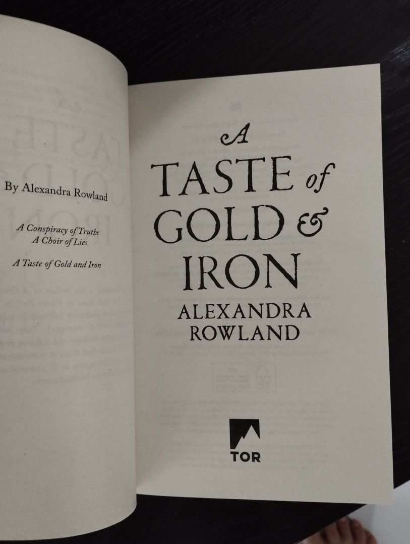 A Taste of Gold and Iron by Alexandra Rowland , fantasy, romantasy ...