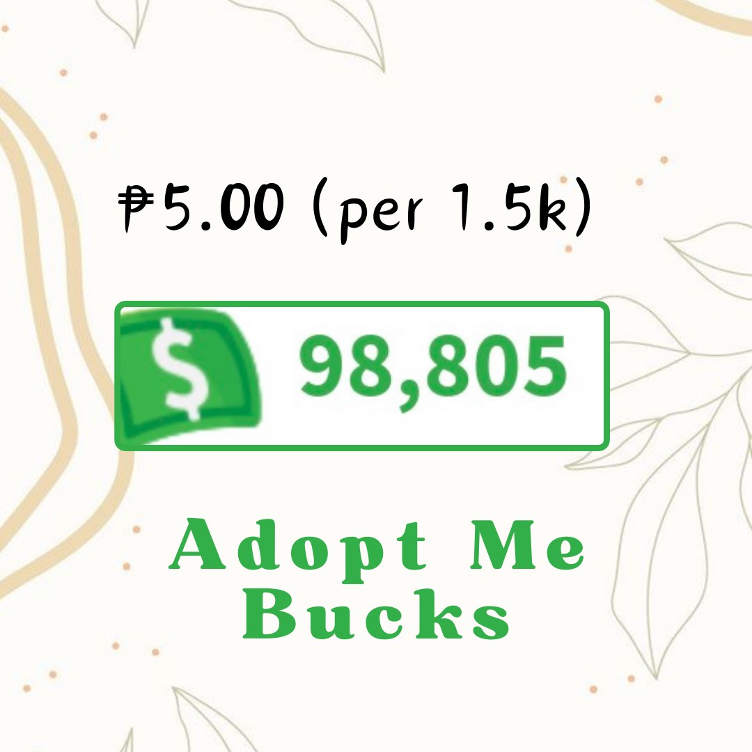 Adopt Me Bucks, Video Gaming, Gaming Accessories, In-Game Products on ...