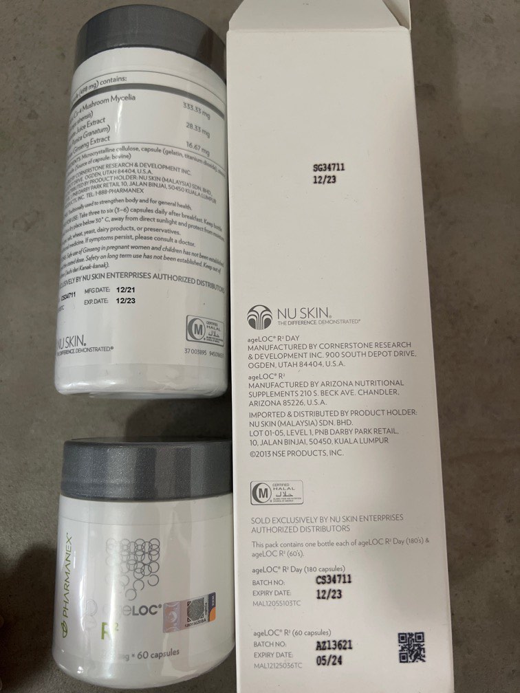 Ageloc R2 day and night, Health & Nutrition, Health Supplements ...