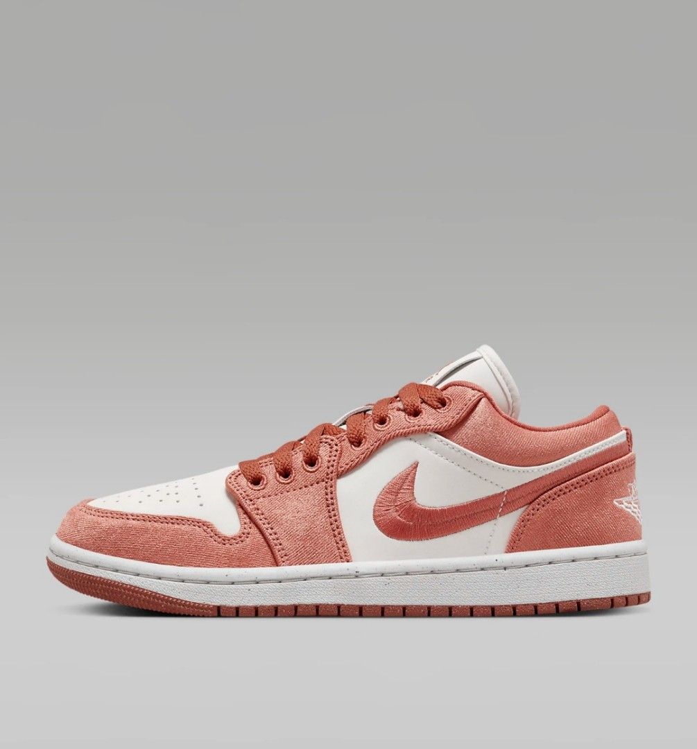 Air Jordan 1 Low SE (Sky J Orange Sail), Women's Fashion, Footwear ...