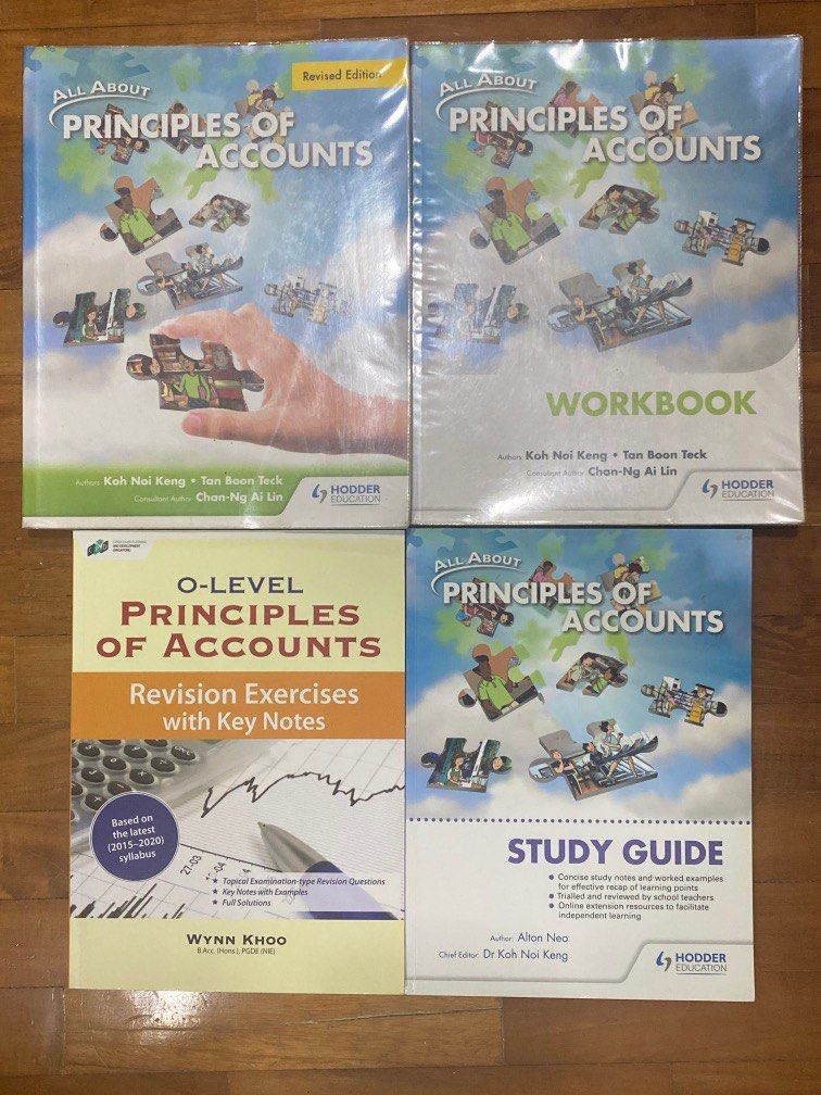 All About Principles Of Accounts Textbook Workbook Guidebook, Hobbies ...