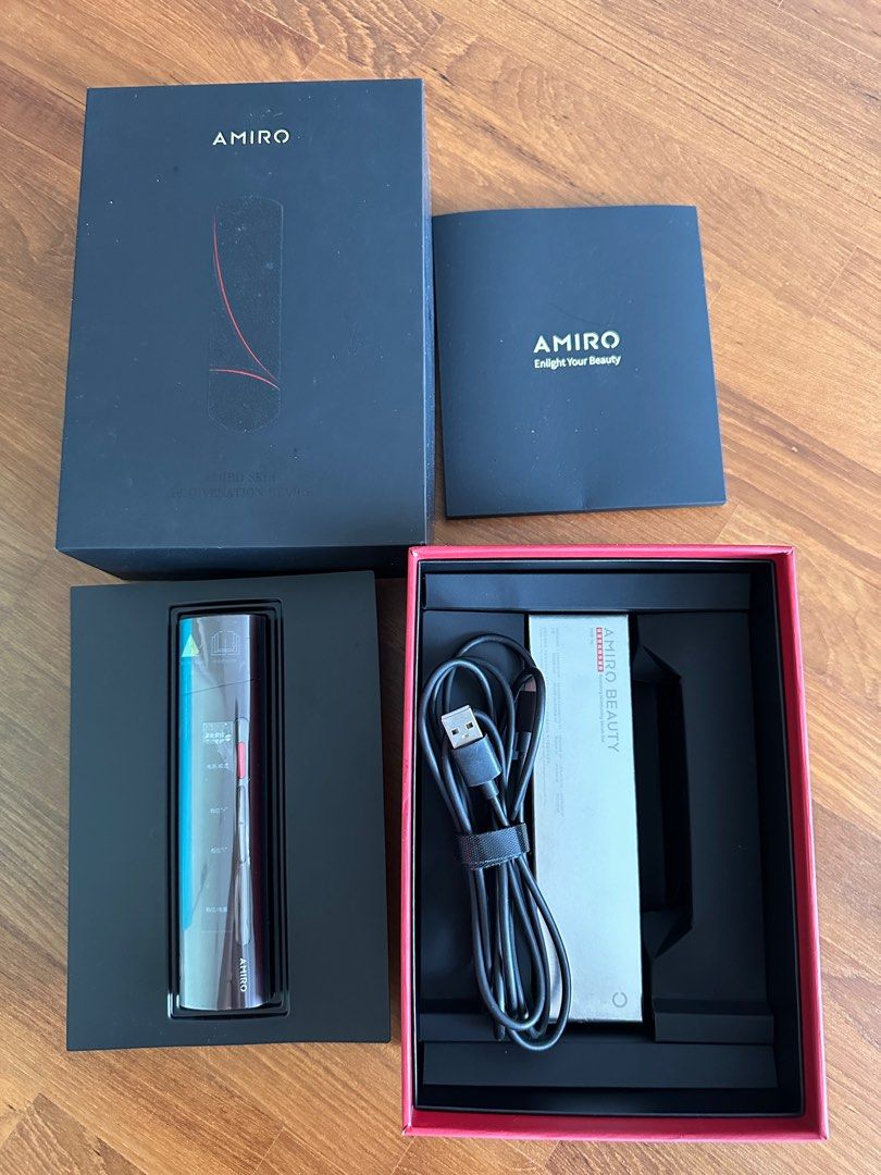 AMIRO R1 PRO Facial RF Skin Tightening Device Black, Beauty & Personal Care, Face, Face Care on ...