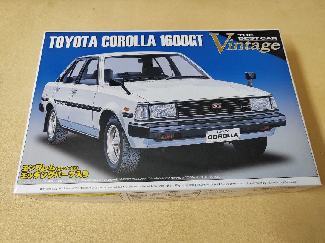 Aoshima 1/24 Toyota Corolla KE70 DX GL Model Kits, Hobbies & Toys, Toys ...
