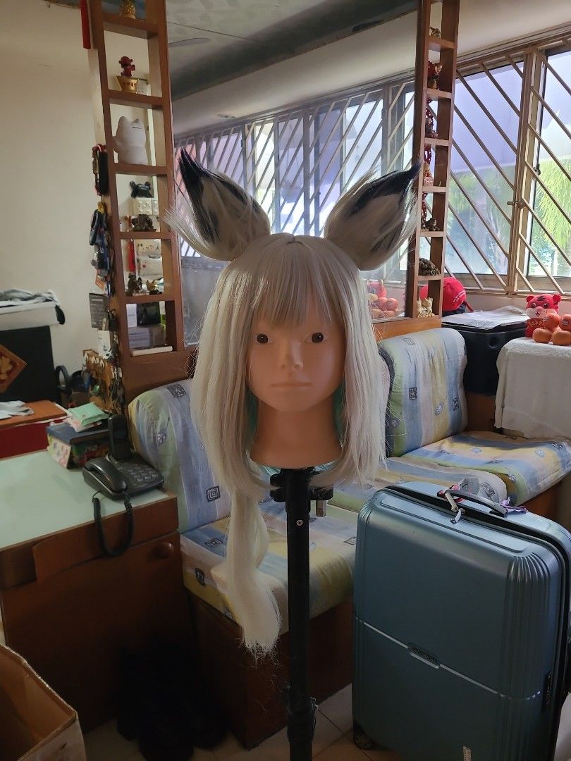 Arknights Kal'tsit Cosplay Wig Shoes and full accessories, Hobbies ...