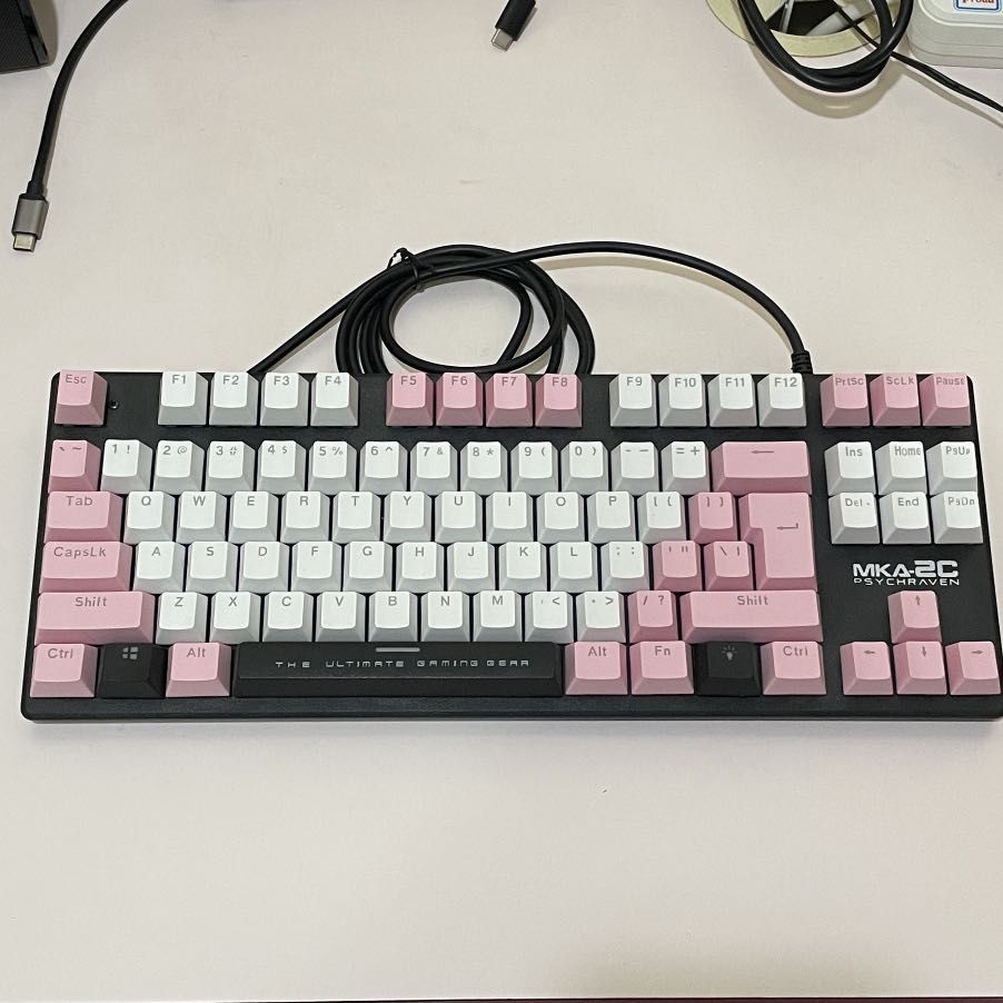 Armaggeddon MKA-2C Psychraven Blue Switch Mechanical Gaming Keyboard ...