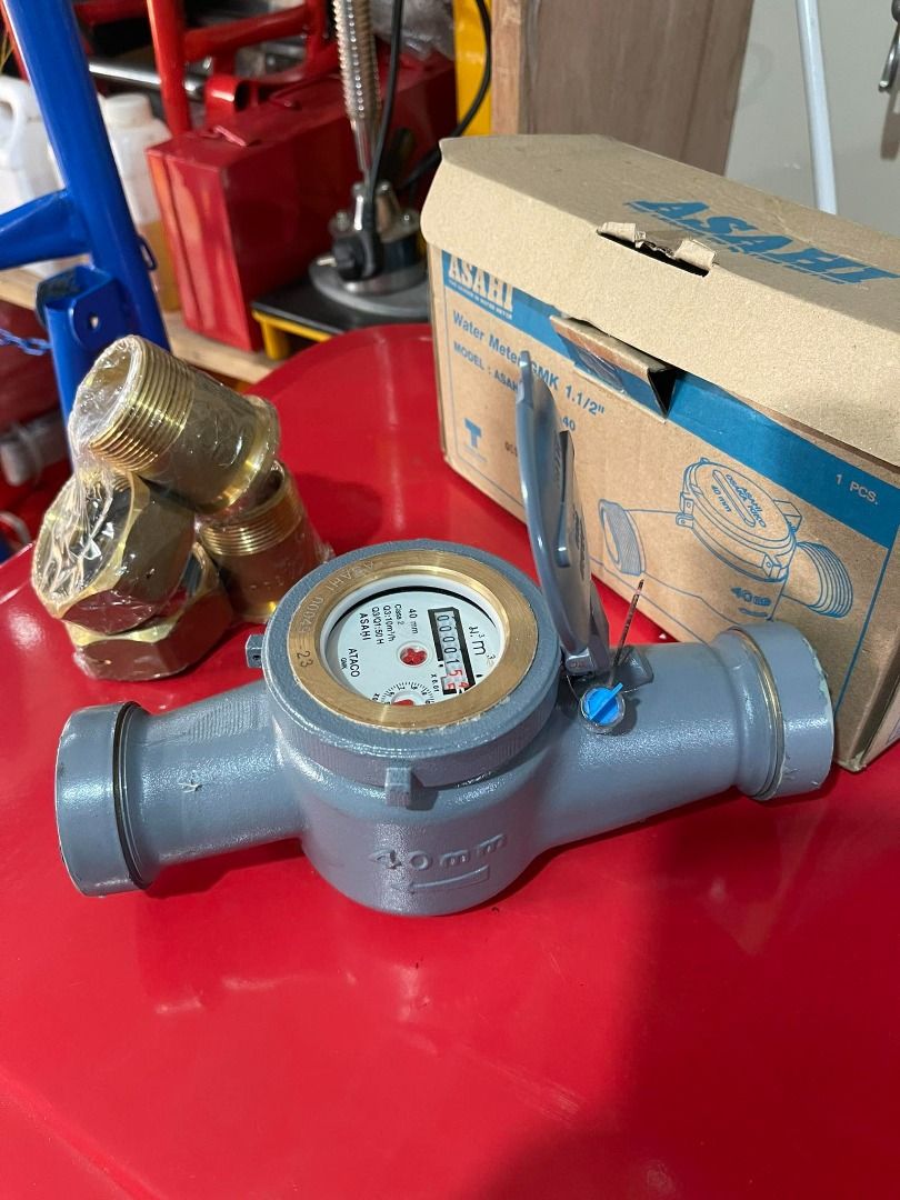 Asahi Threaded Water Meter, Commercial & Industrial, Industrial ...