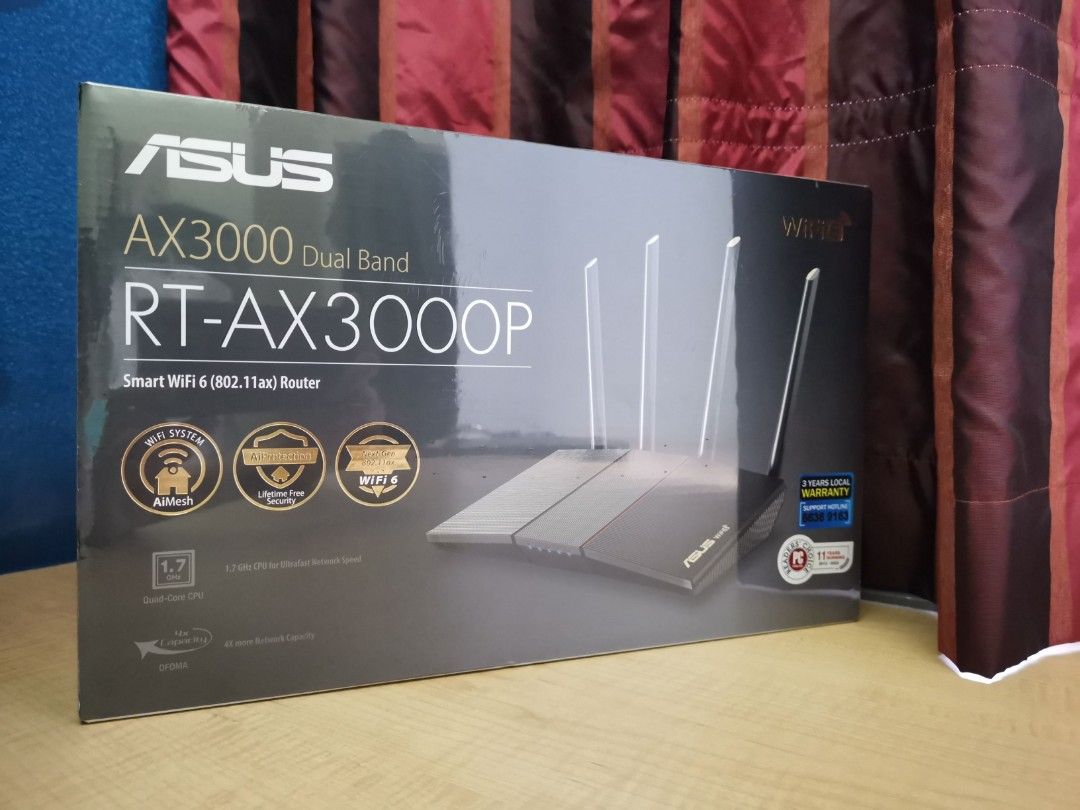 Asus RT AX3000P, Computers & Tech, Parts & Accessories, Networking on Carousell