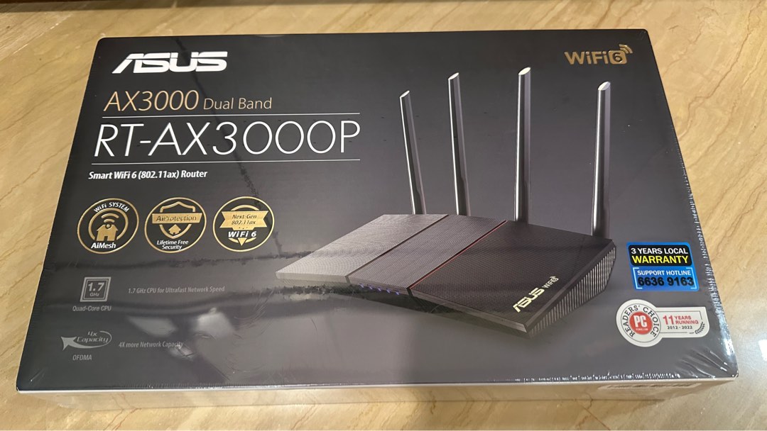 Asus RT-AX3000 Router, Computers & Tech, Parts & Accessories ...